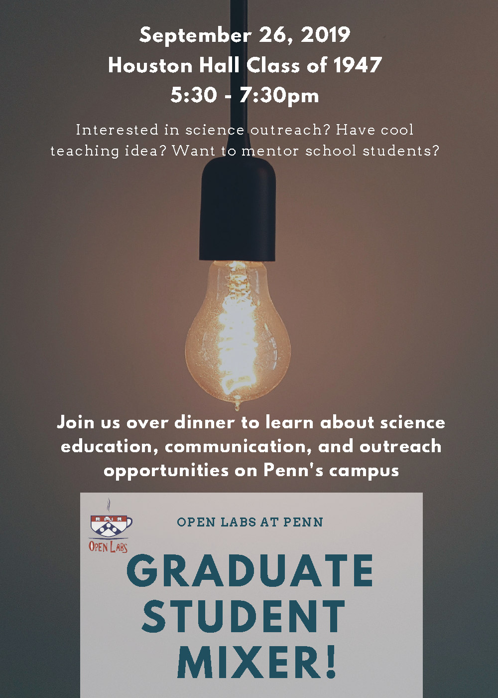 Open Labs at Penn – Graduate Student Mixer