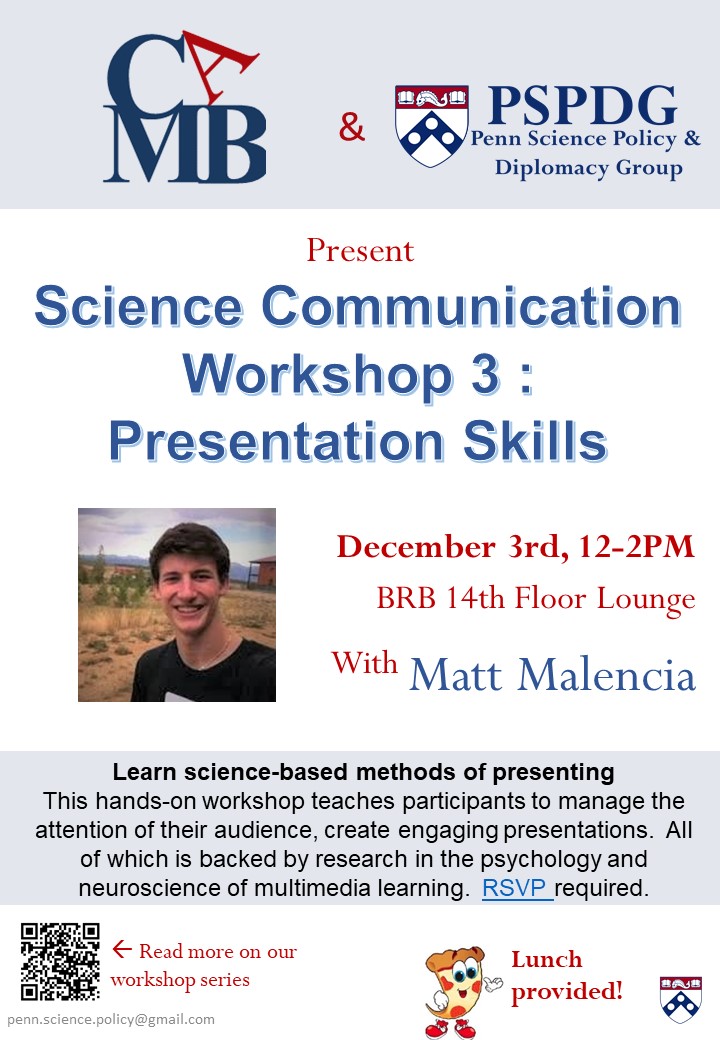 PSPDG Science Communication Workshop 3: Presentation Skills