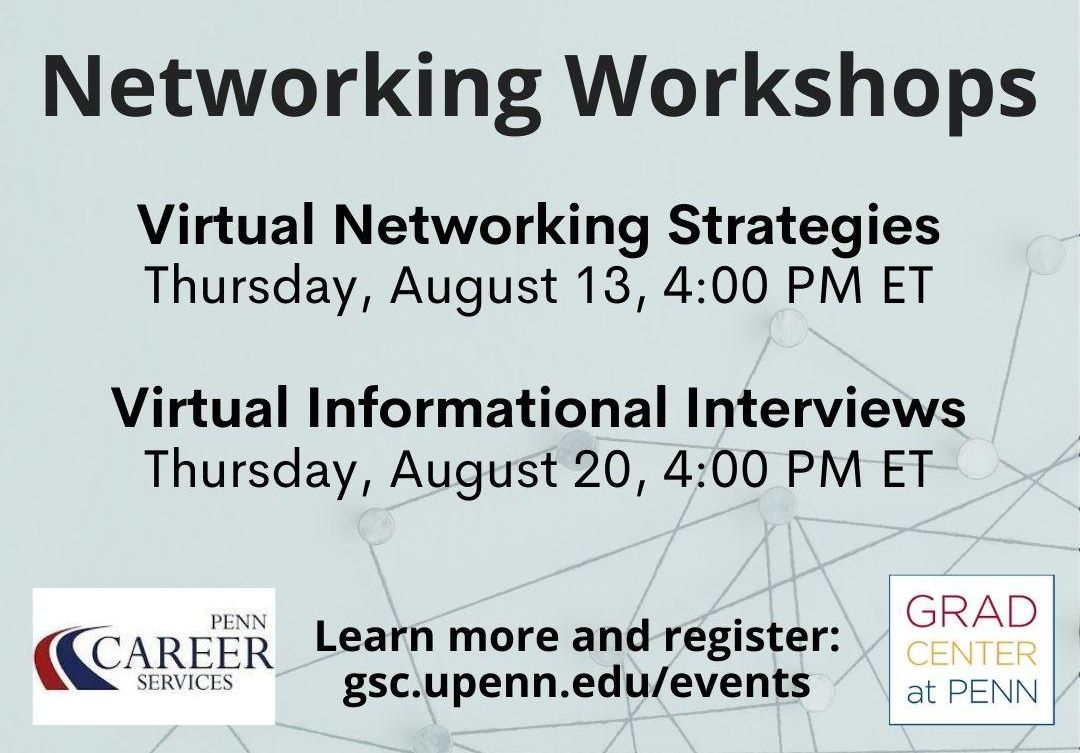 Virtual Networking Workshops